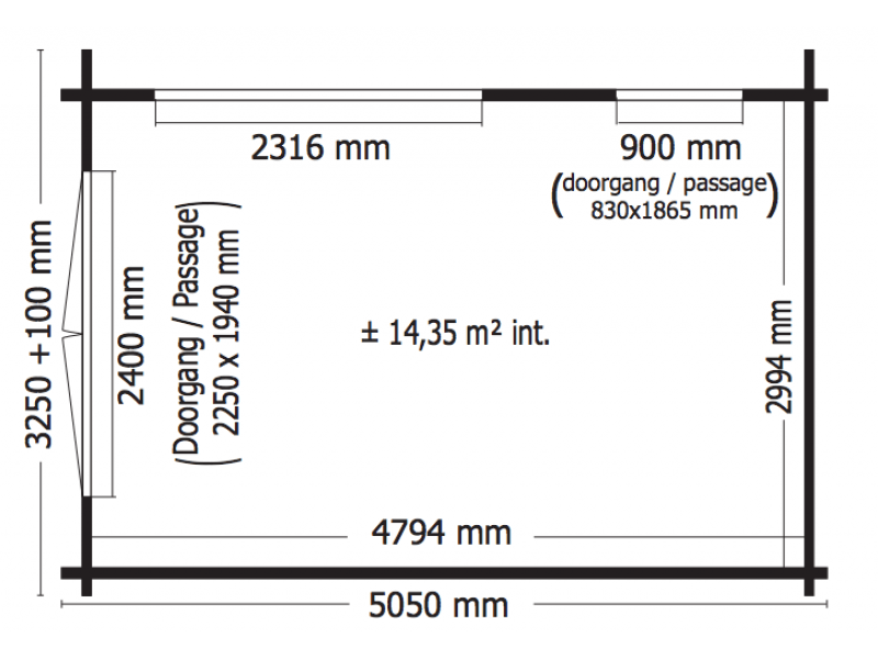 Gardenplus garage MB 5132 | iGarden