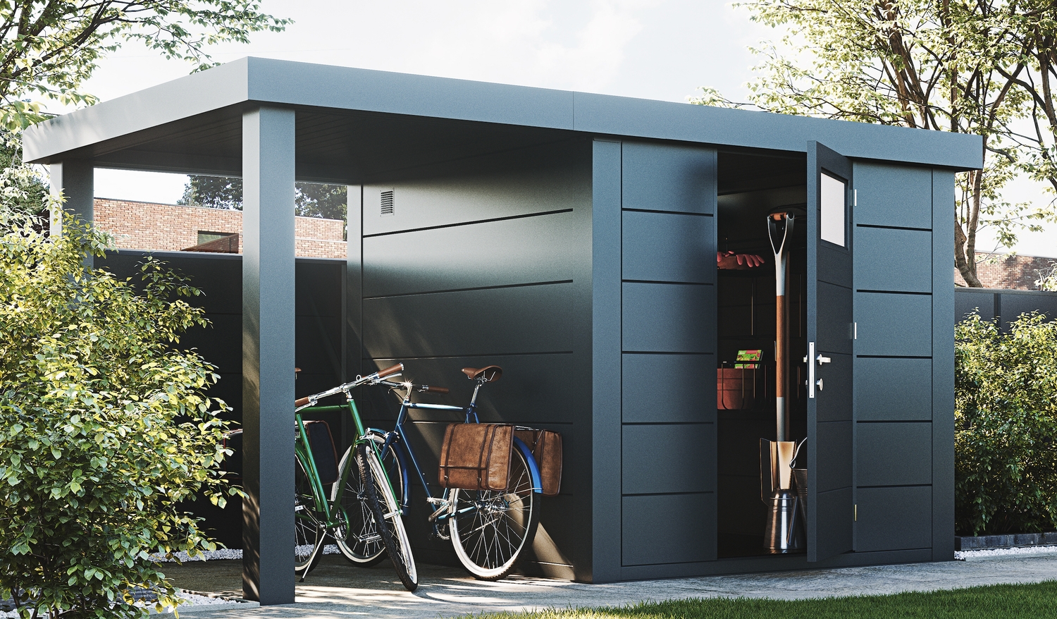 Telluria Classico Open Lounge Small 2424 Antraciet Rechts | iGarden