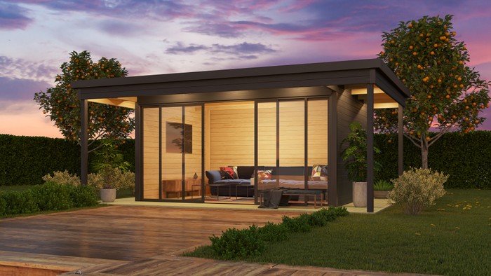 Lasita Maja Domeo 4 Loggia Set Carbon Grey | iGarden