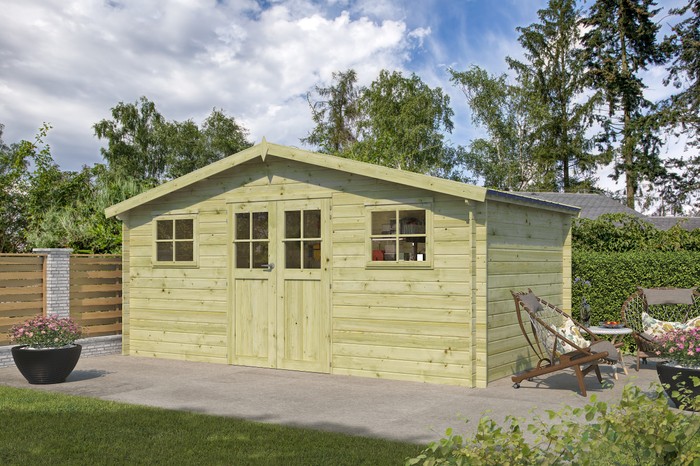 Woodlands tuinhuis Classic 505x295 staaldak geïmpregneerd | iGarden