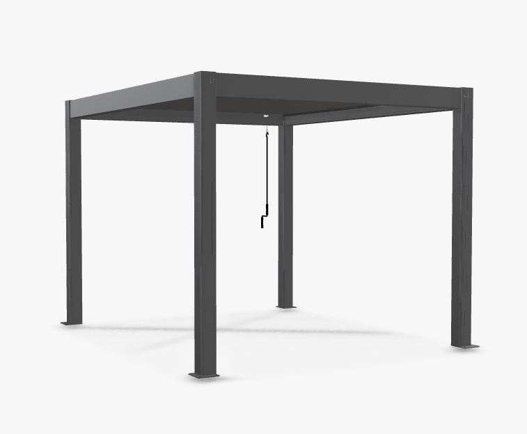 Biohort Pergola 3x3,5 Donkergrijs metallic (B440230) | iGarden