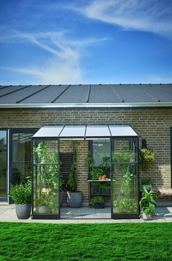 Halls Muurkas Qube LT 68 veiligheidsglas Zwart | iGarden